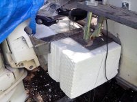 Adding floatation to the stern under dive plateform. | Boat Repair Forum