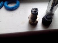 04 175hp waterpump discharge directional piece either fell off | Boat ...