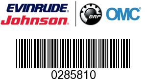 Evinrude Johnson OMC 0285810 - Upper Motor Cover Assembly, 40DRL Blue ...