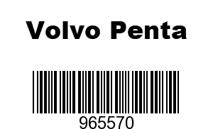 Volvo Penta 965570 - Bracket, Volvo