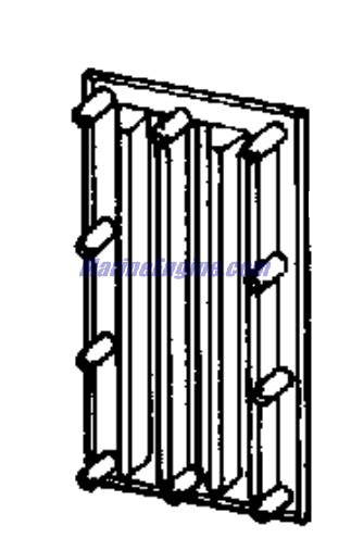 Evinrude Johnson OMC 0211299 - Louver