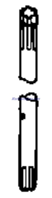 Evinrude Johnson OMC 0326107 - Drive Shaft Long