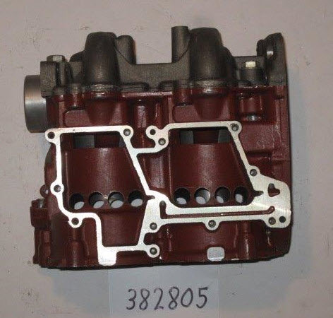 Evinrude Johnson OMC 0382805 - Cylinder and Crankcase Assembly (382805)