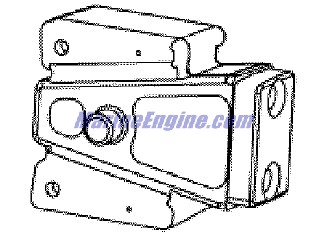Evinrude Johnson OMC 5007410 - Rubber Mount Assembly