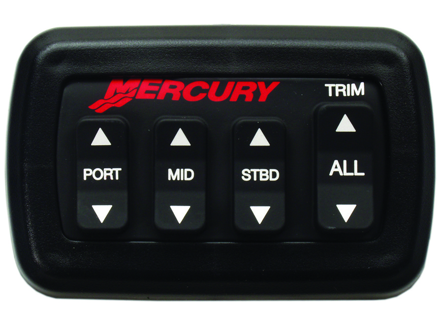Mercury Marine Electrical Trim Switch Assembly, Triple & Quad Parts