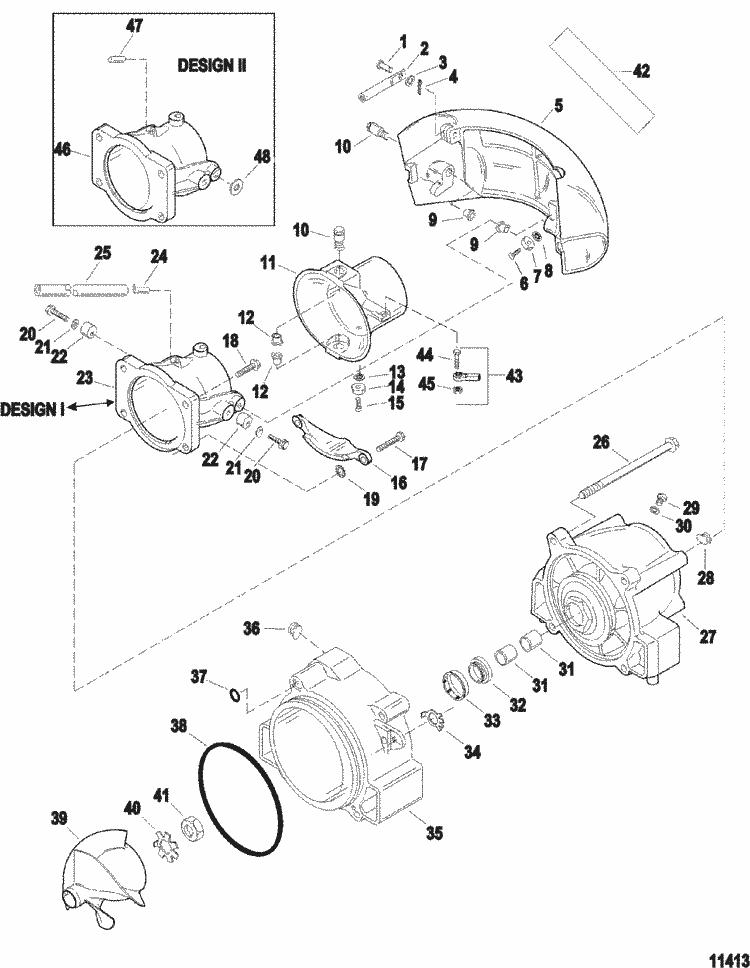 Nozzle & Rudder(Serial Number 0e203000 Thru 0e344999) for Sportjet ...