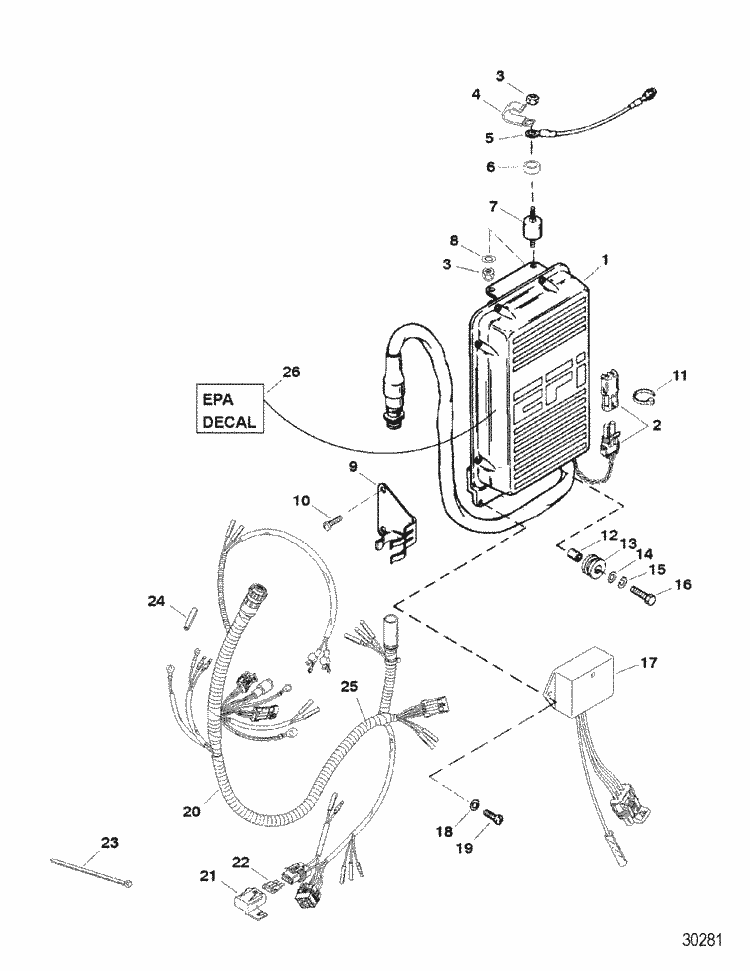 Electrical Components(Ecu Assembly) for Sportjet (240 Efi Jet Drive) Engine