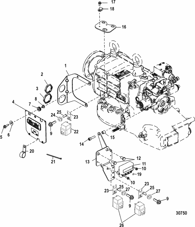 MerCruiser Zeus 3000 IH Electrical Parts