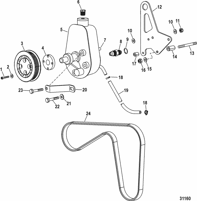 MerCruiser Race Engine & Drive 1075 SCi Power-assisted Steering ...