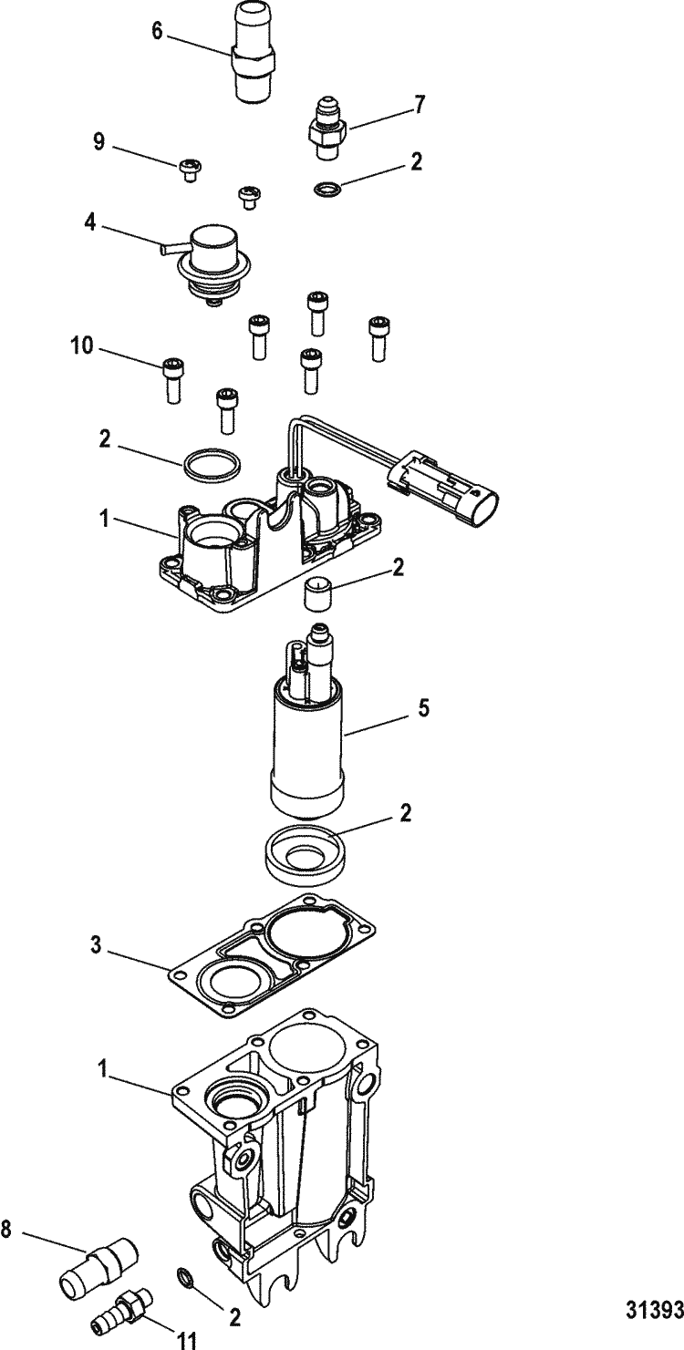 MerCruiser 100 Vazer Fuel Supply Module, Cool Fuel Parts