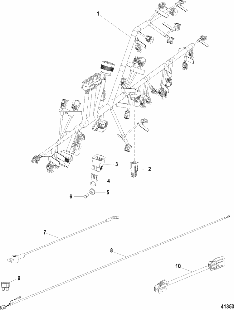 MerCruiser Zeus 3000 JH Harnesses Parts