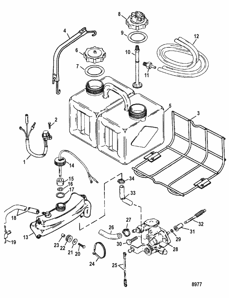 Mercury Mariner Racing 150 / 200 EFI Pro Max / Super Mag Oil Injection ...