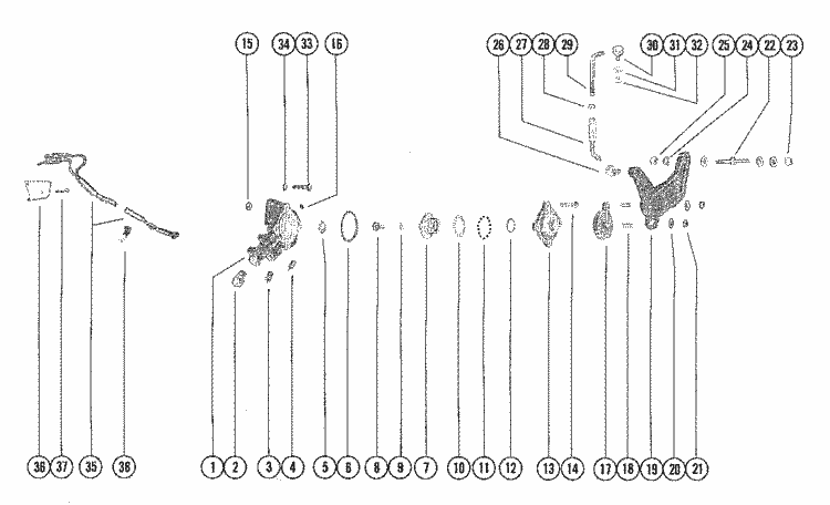 MerCruiser 215 (4 Barrel.) Ford 302 V-8 1970-1972 Reverse Lock Valve ...