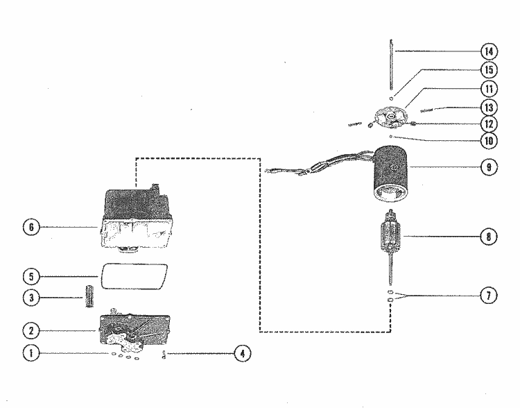 MerCruiser 888 1971-1977 Hydraulic Pump Assembly, Complete Parts