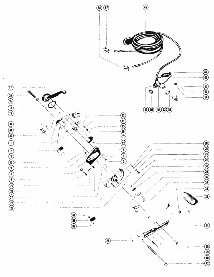 Mercury Marine Remote Controls & Components Remote Control Assembly ...