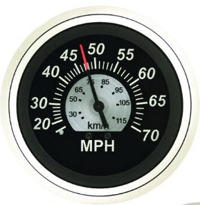Speedometer, 70MPH, 3" 67285P - SeaStar Solutions Teleflex Marine ...